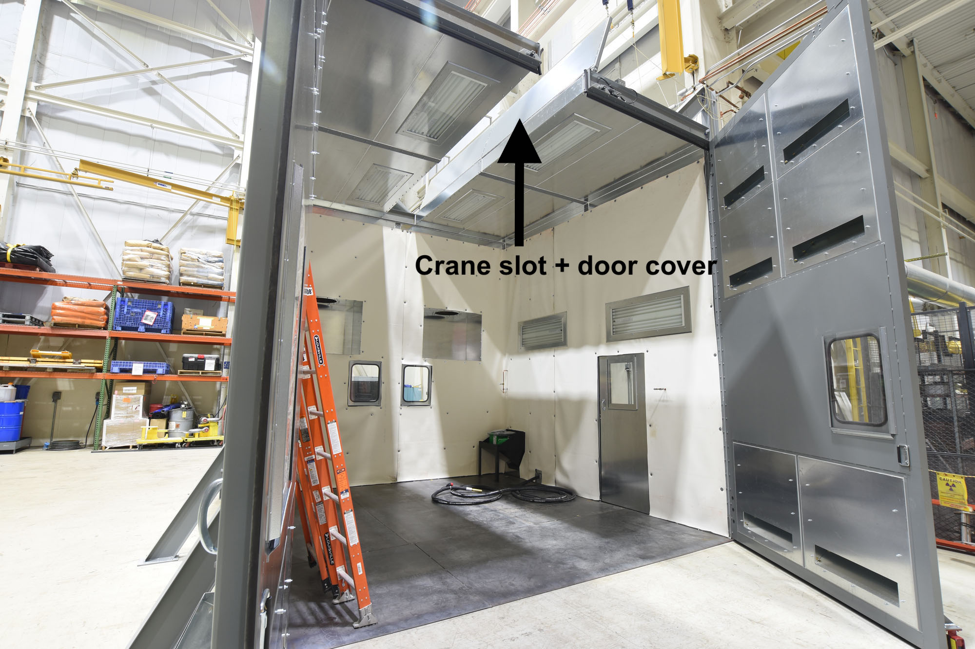 Titan Blast Room Installation: Adding a Crane Slot | Titan Abrasive