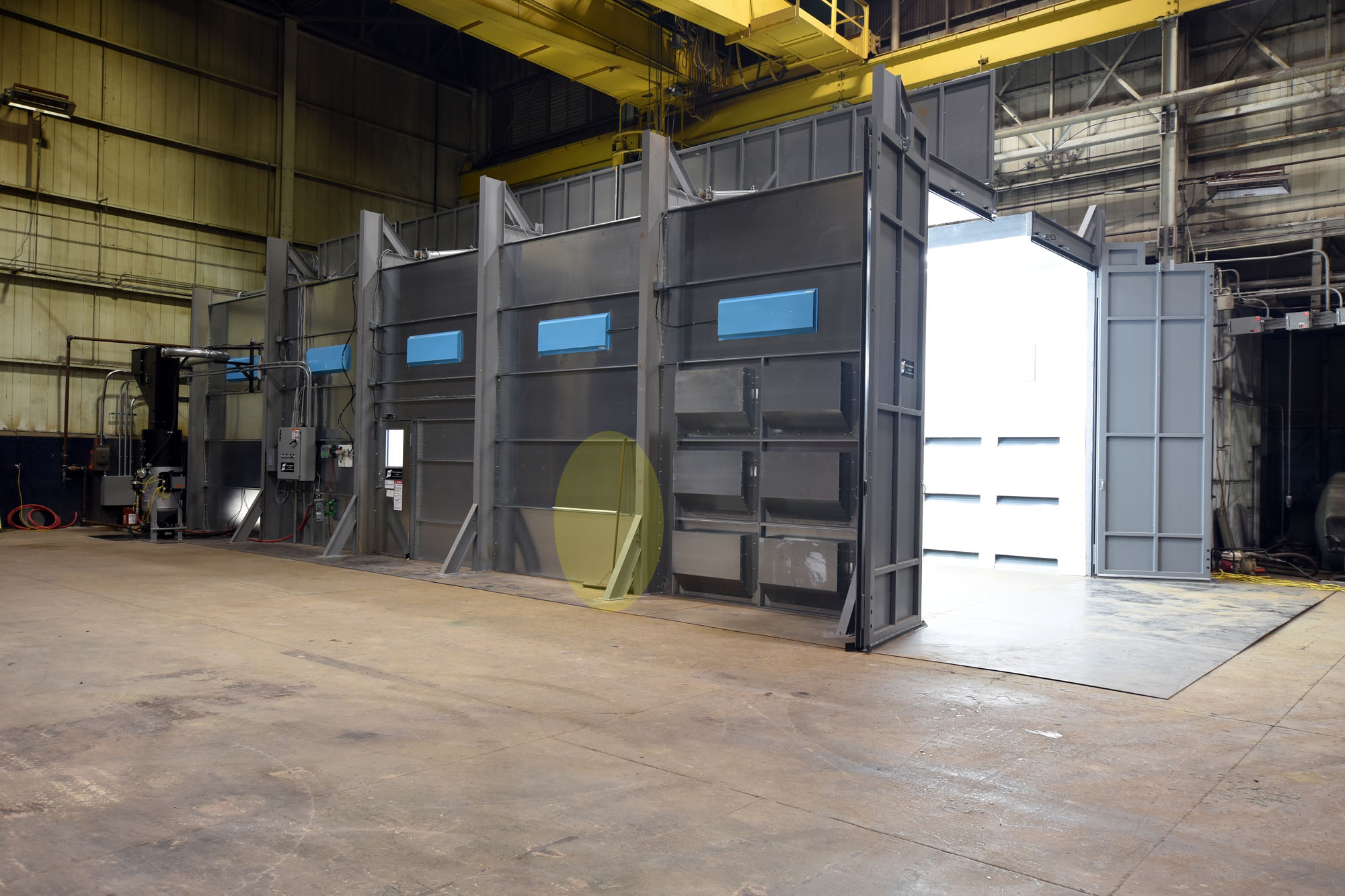 The Best Tool for Blast Room Maintenance: An Industrial Push Broom