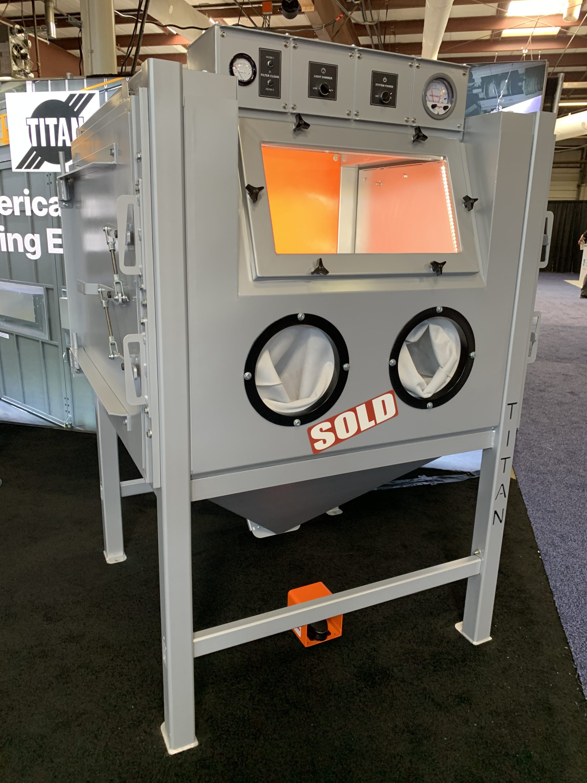 Seven Custom Options for Titan Abrasive Blast Cabinets
